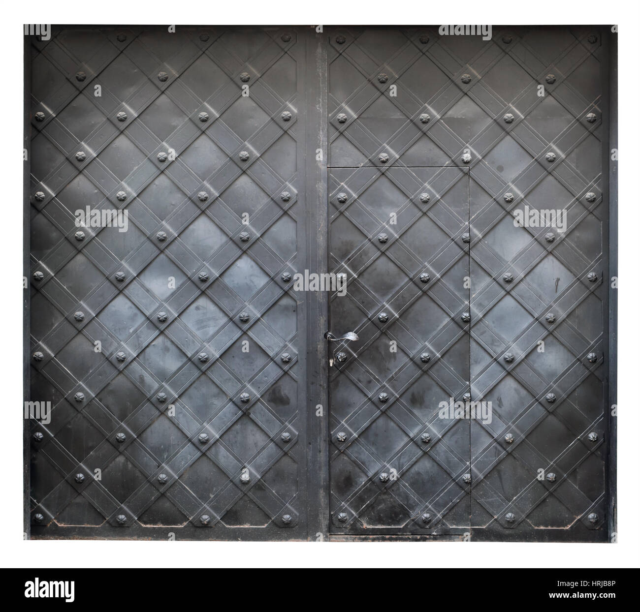 Iron gate in old Cut Out Stock Images & Pictures - Alamy