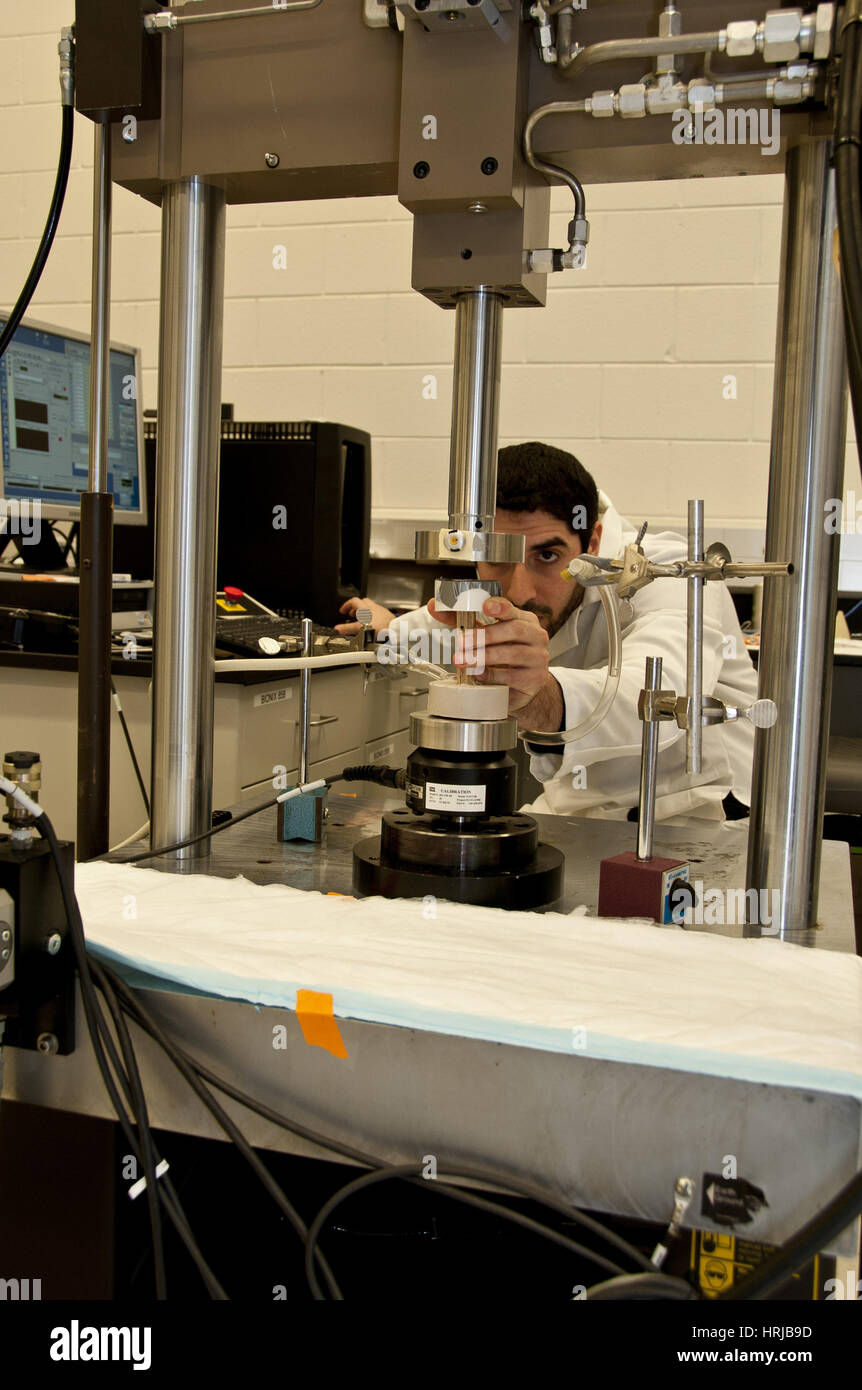 Testing Material Stress on Bone Stock Photo - Alamy