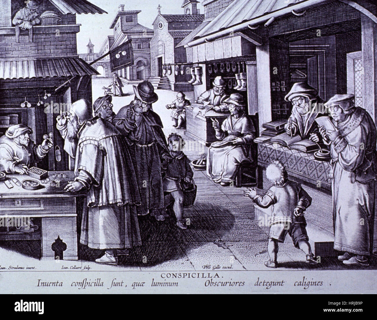 Spectacles at the Market Place, 1600 Stock Photo - Alamy