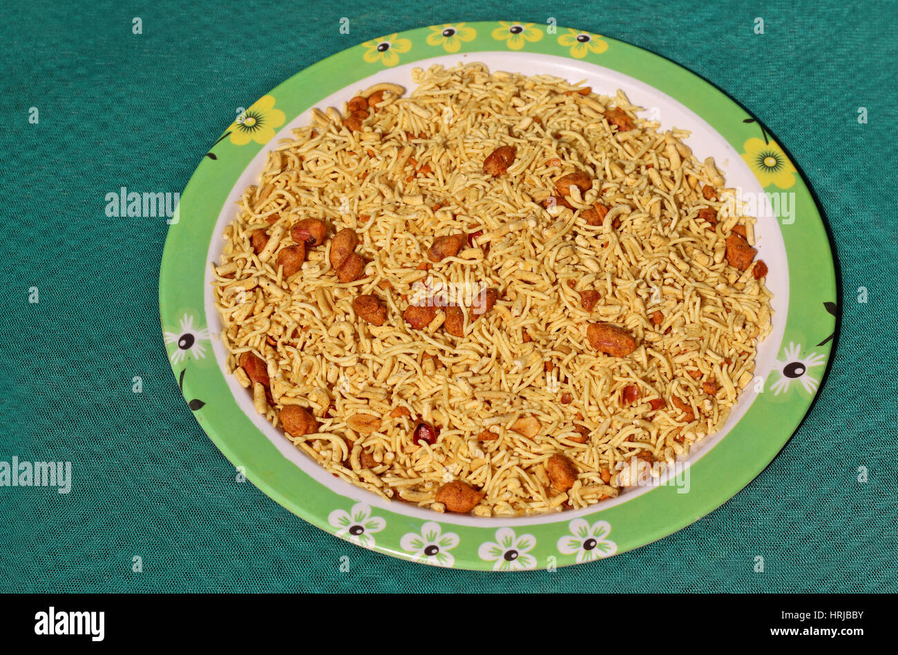 Indian Homemade mixed Namkeen snacks: A crispy & crunchy mix of sev ...