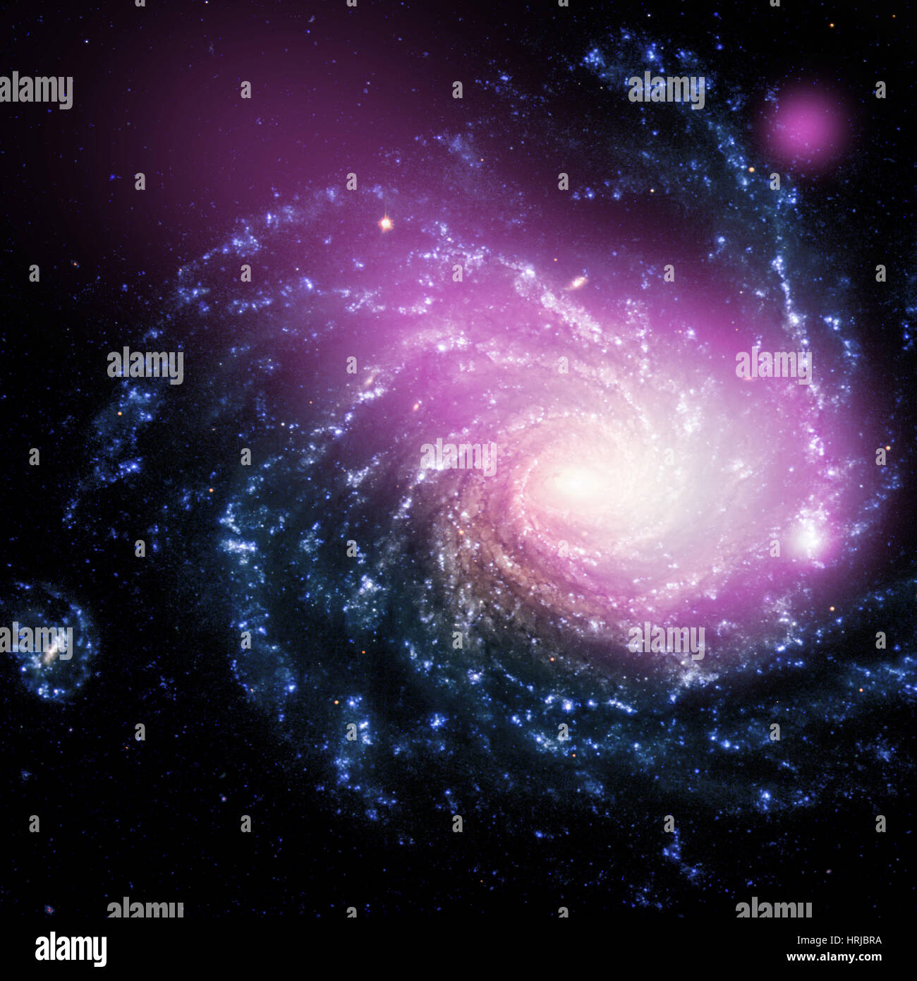 NGC 1232, Spiral Galaxy, Composite Stock Photo - Alamy