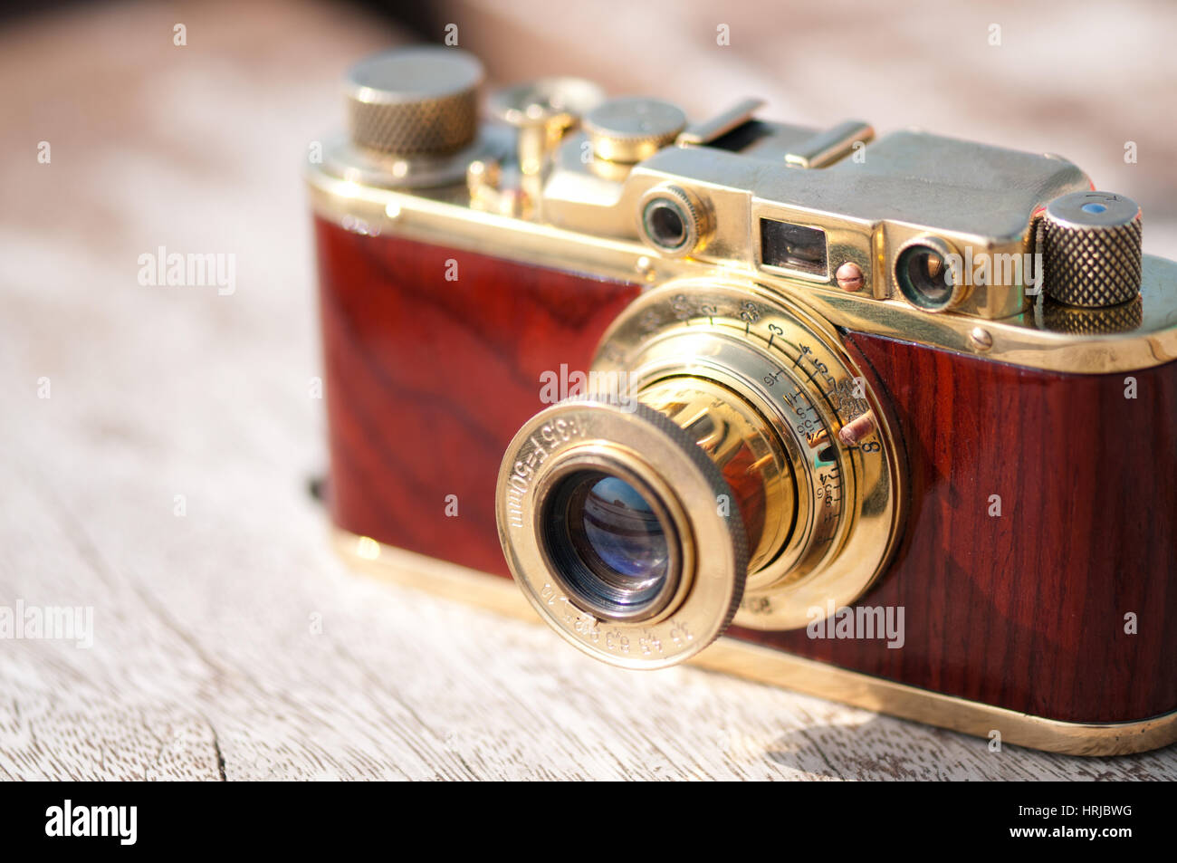 Vintage old film photo camera close up Stock Photo - Alamy