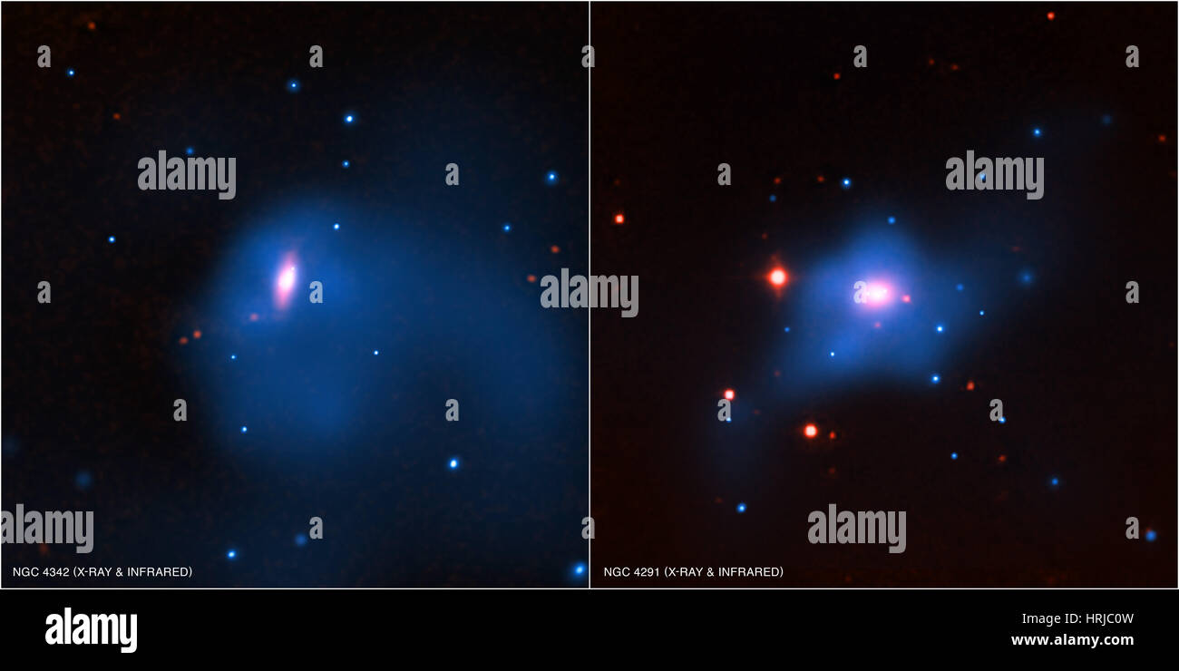 NGC 4342, NGC 4291, Black Hole Growth Stock Photo - Alamy