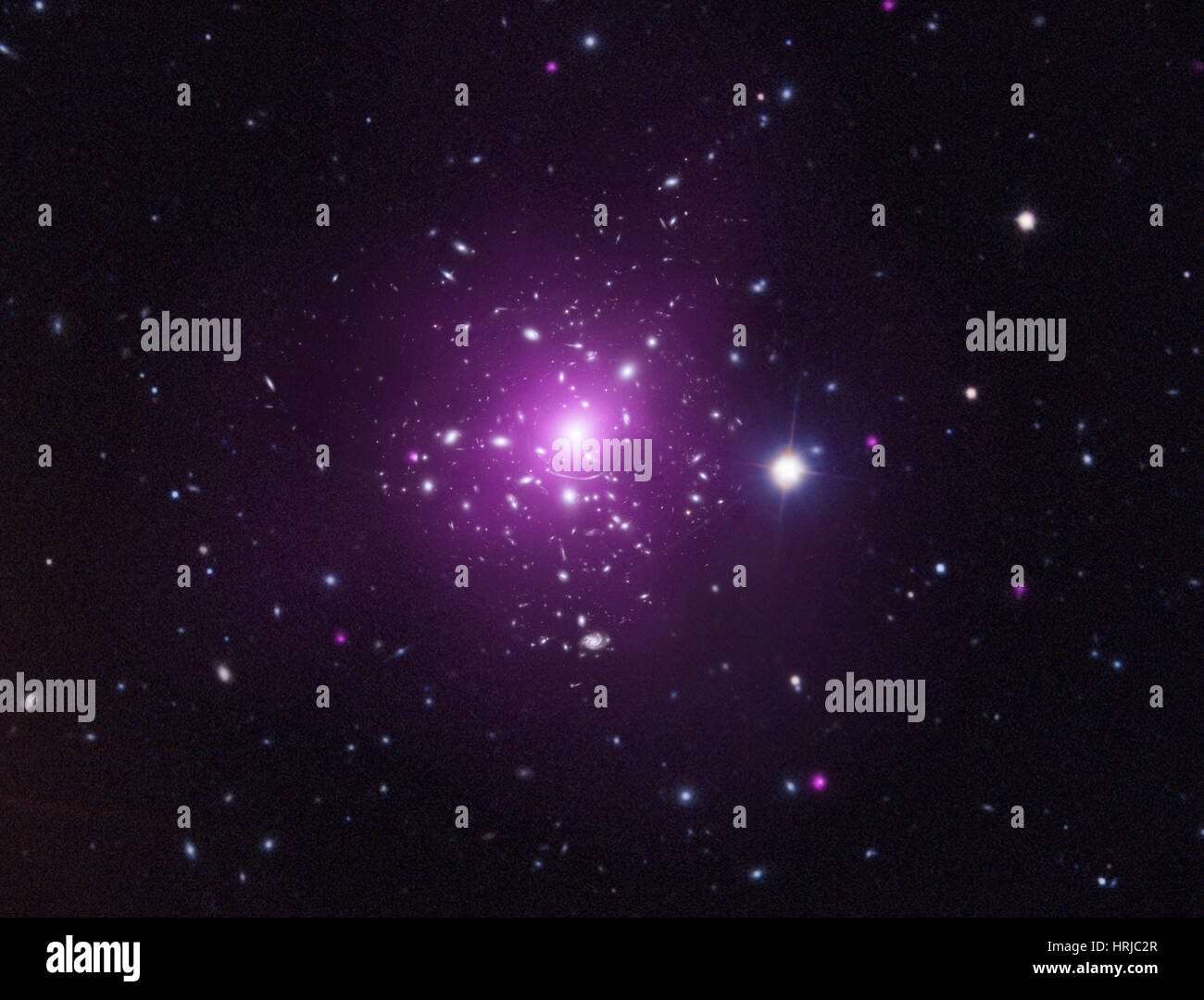 Abell 383, Galaxy Cluster, Composite Stock Photo - Alamy