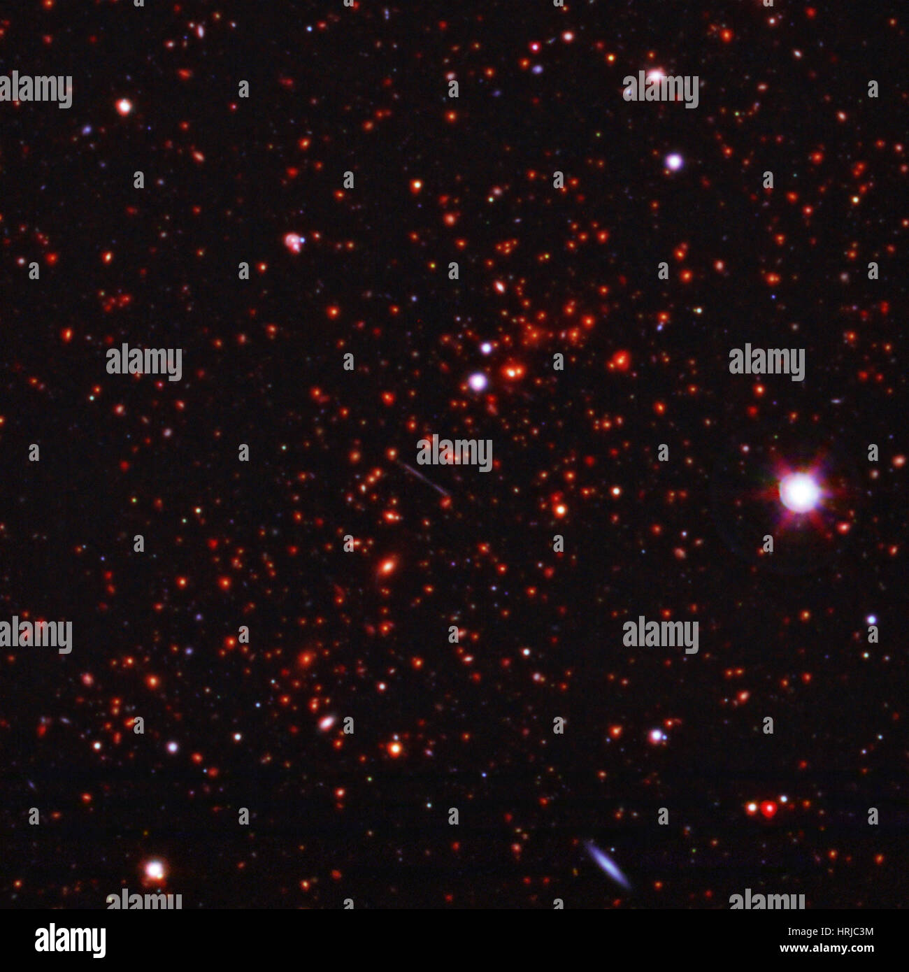El Gordo, Galaxy Cluster, Composite Stock Photo - Alamy