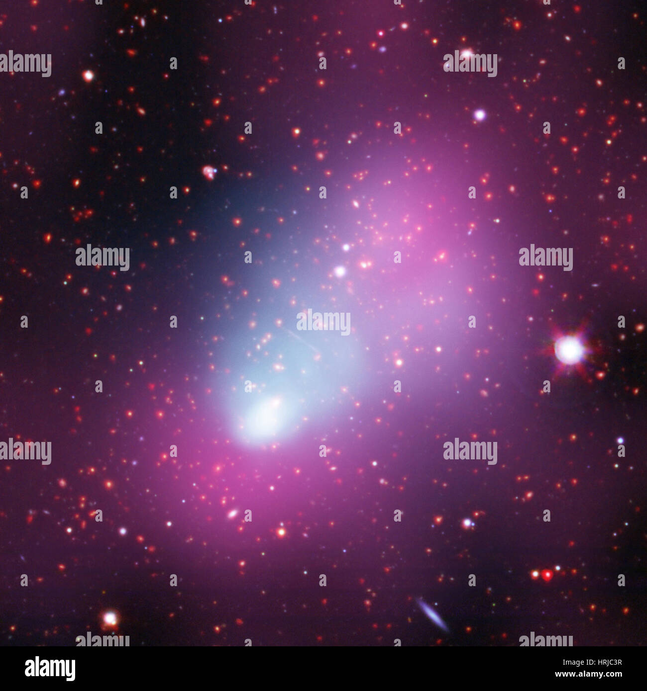El Gordo, Galaxy Cluster, Density Map Stock Photo - Alamy