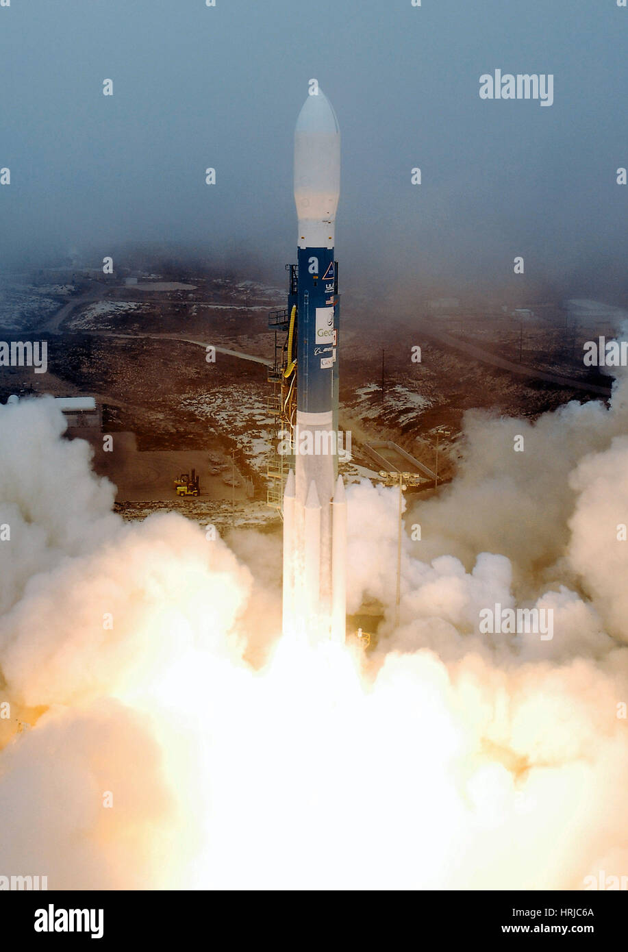 Delta II Rocket Taking Off Stock Photo - Alamy