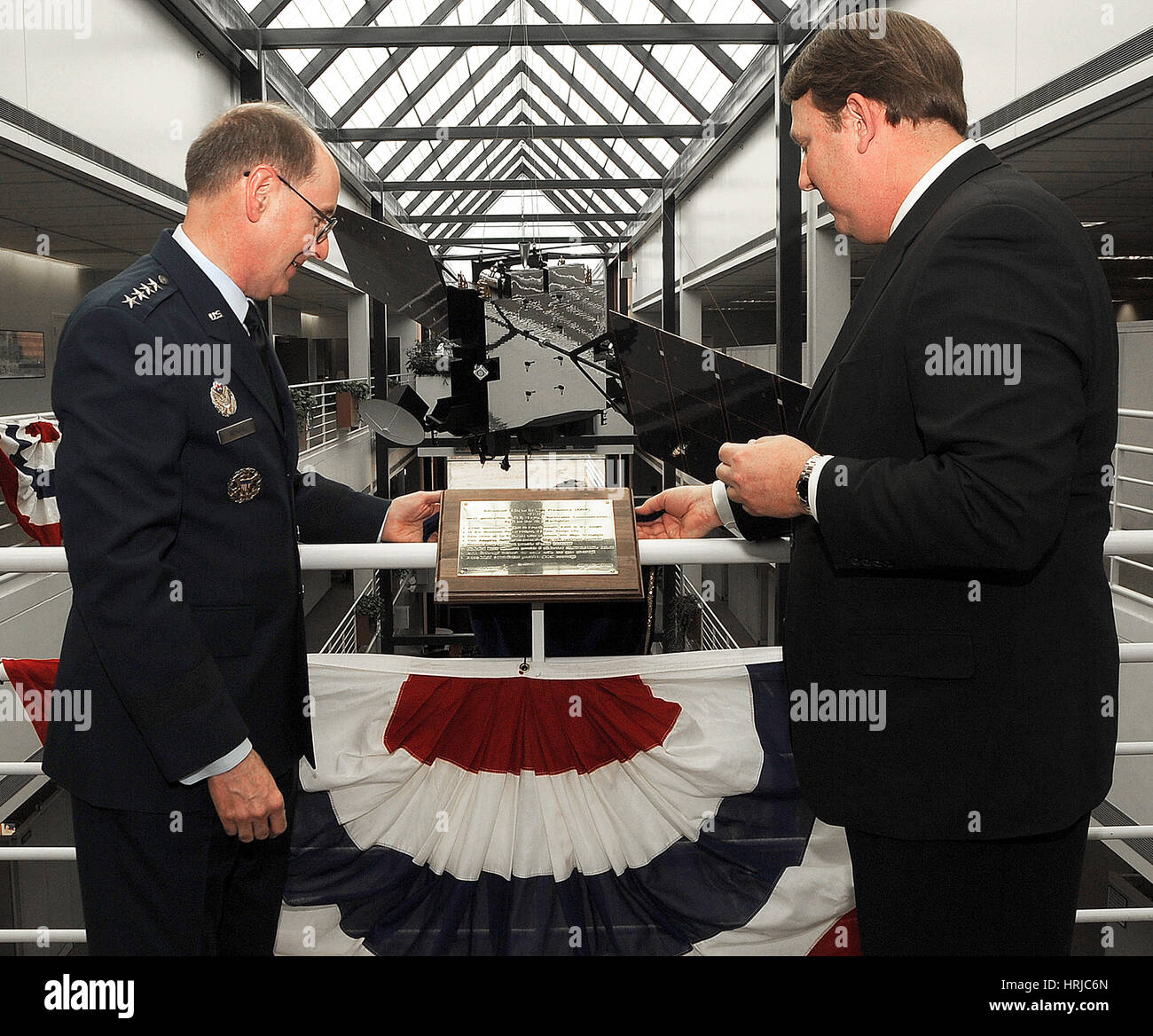 Air Force and Lockheed Martin Unveil a Plaque Stock Photo - Alamy