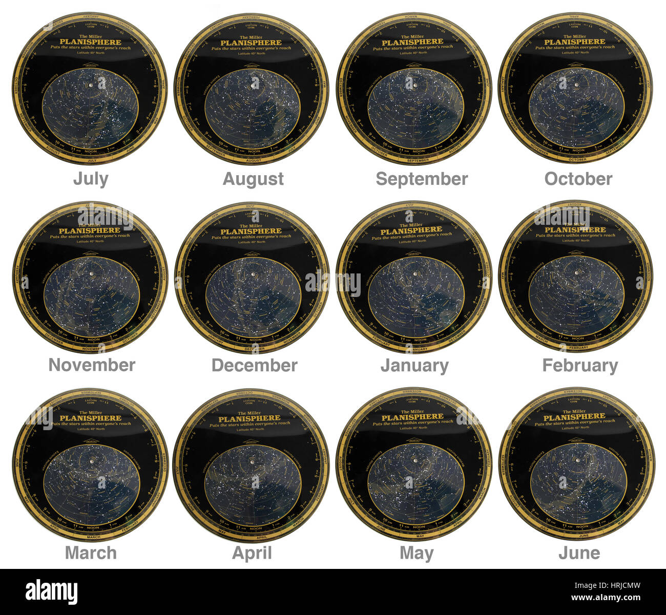 Planisphere star chart hi-res stock photography and images - Alamy
