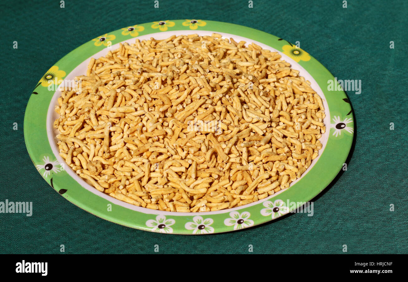 Tasty namkeen sev made with chickpea flour (Besan Stock Photo - Alamy