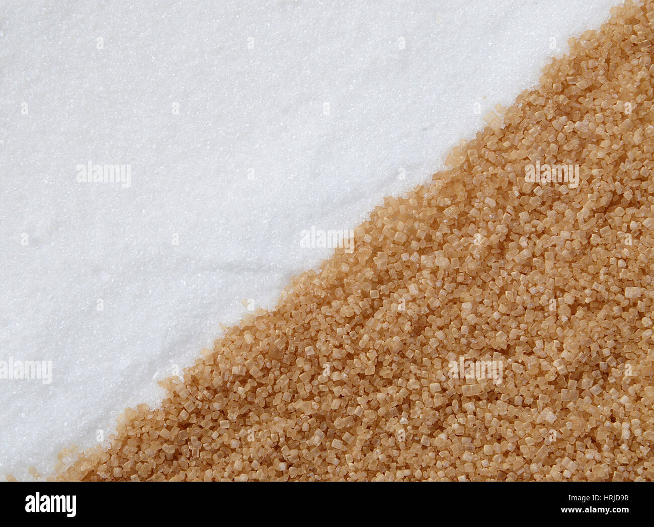 Refined & Unrefined Sugar Stock Photo - Alamy