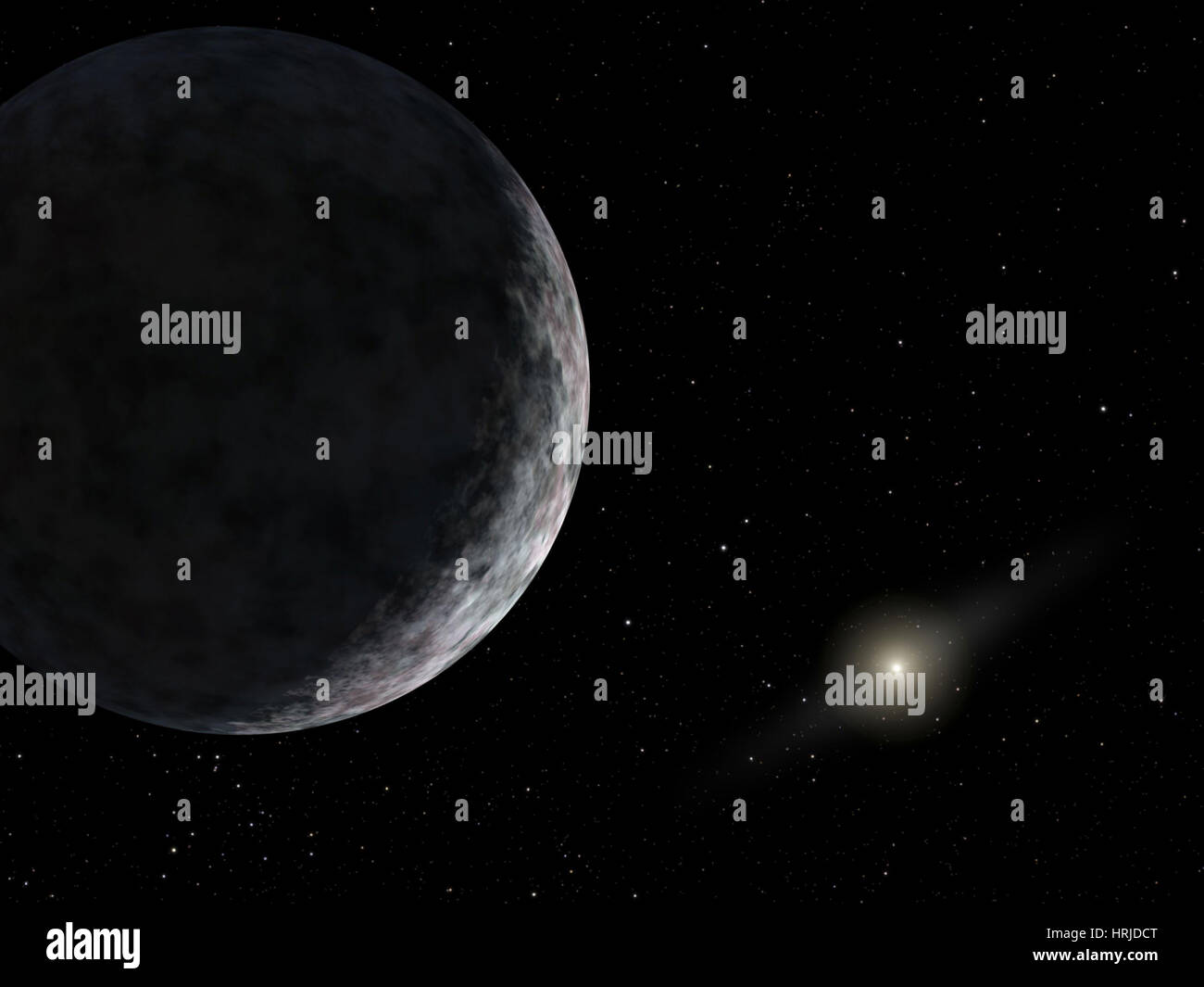 Eris and The Sun Stock Photo - Alamy