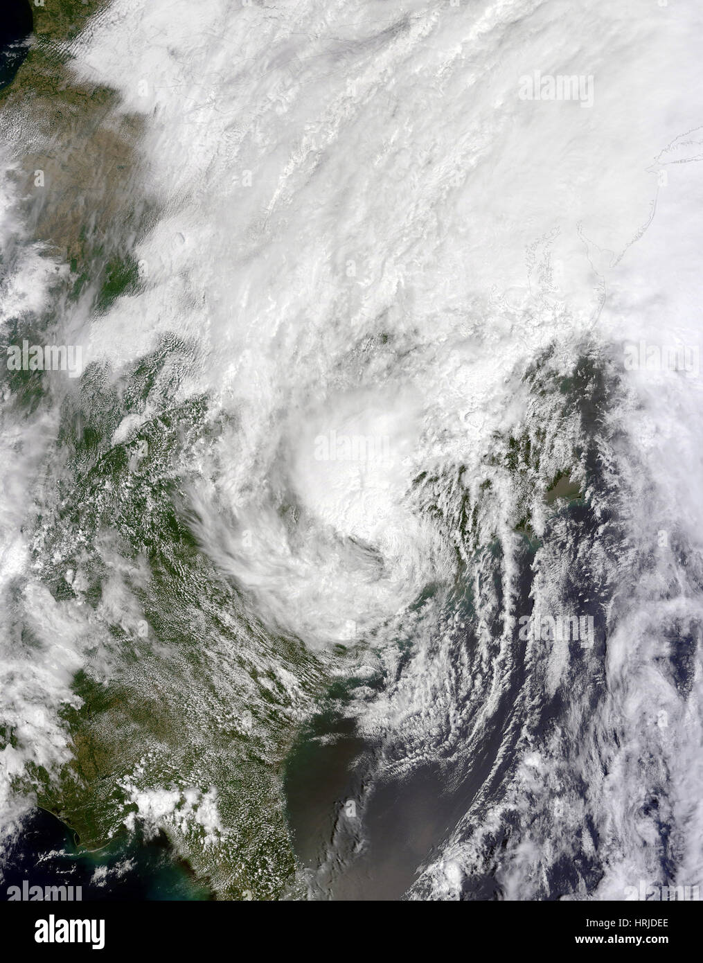 Tropical Storm Andrea, MODIS, 2013 Stock Photo - Alamy