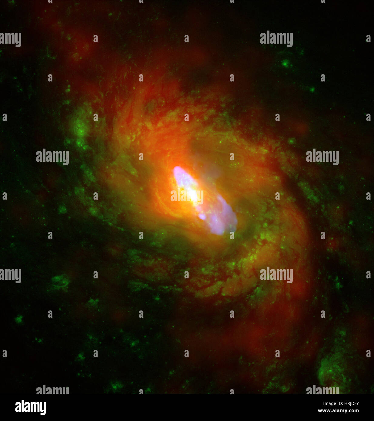 Barred Spiral Galaxy, M77, NGC 1068, X-Ray Stock Photo - Alamy