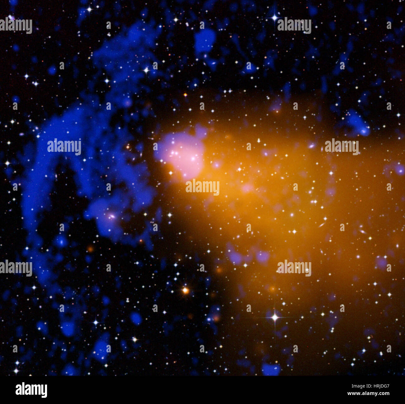 Abell 3376, Galaxy Cluster, Composite Stock Photo - Alamy