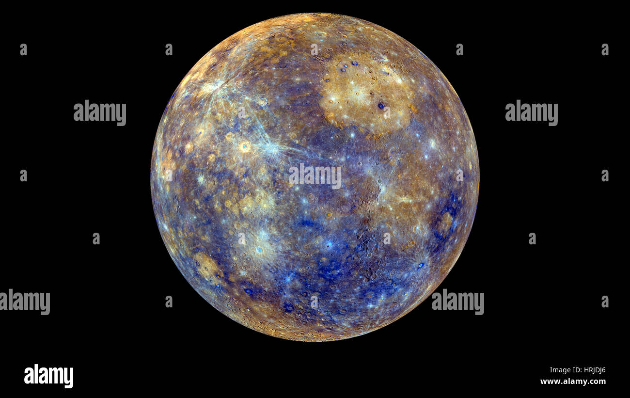 False color image of mercury hi-res stock photography and images - Alamy