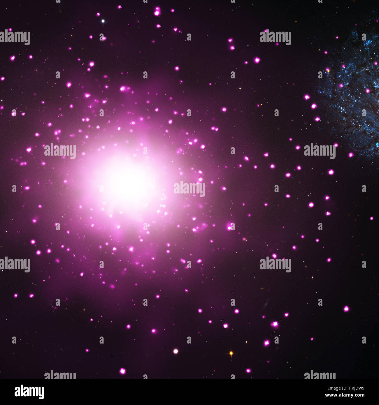 M60-UCD1, Ultracompact Dwarf Galaxy, Composite Stock Photo - Alamy
