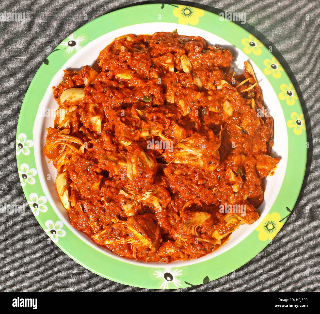 Kathal ki Masaledar Sabzi (spicy jackfruit curry Stock Photo - Alamy