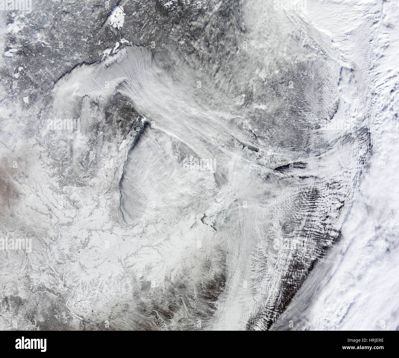 Steam Fog Over The Great Lakes Stock Photo - Alamy