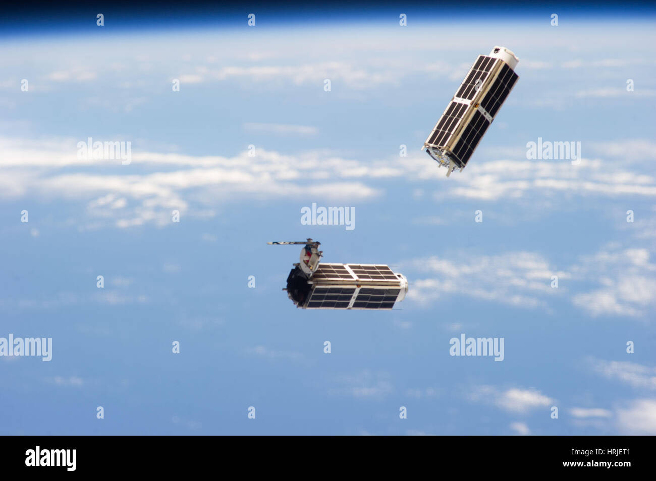 NanoRacks CubeSats Deployed From ISS Stock Photo - Alamy