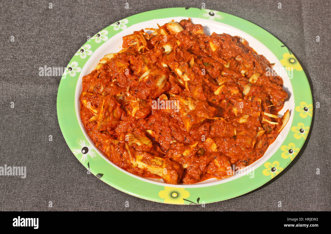 Kathal ki Masaledar Sabzi (spicy jackfruit curry Stock Photo - Alamy