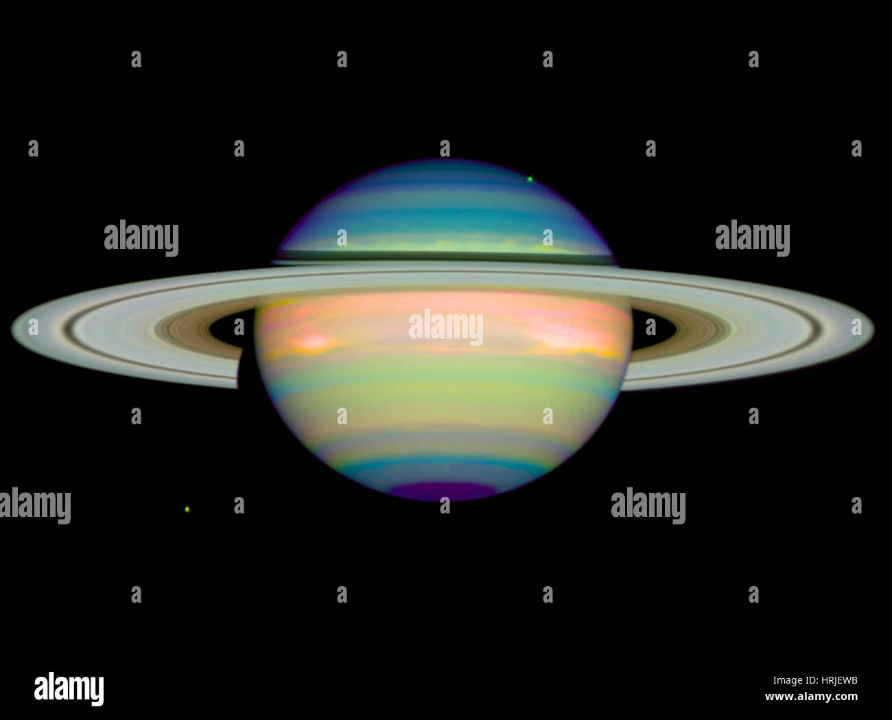 Saturn planet moons nasa hi-res stock photography and images - Alamy