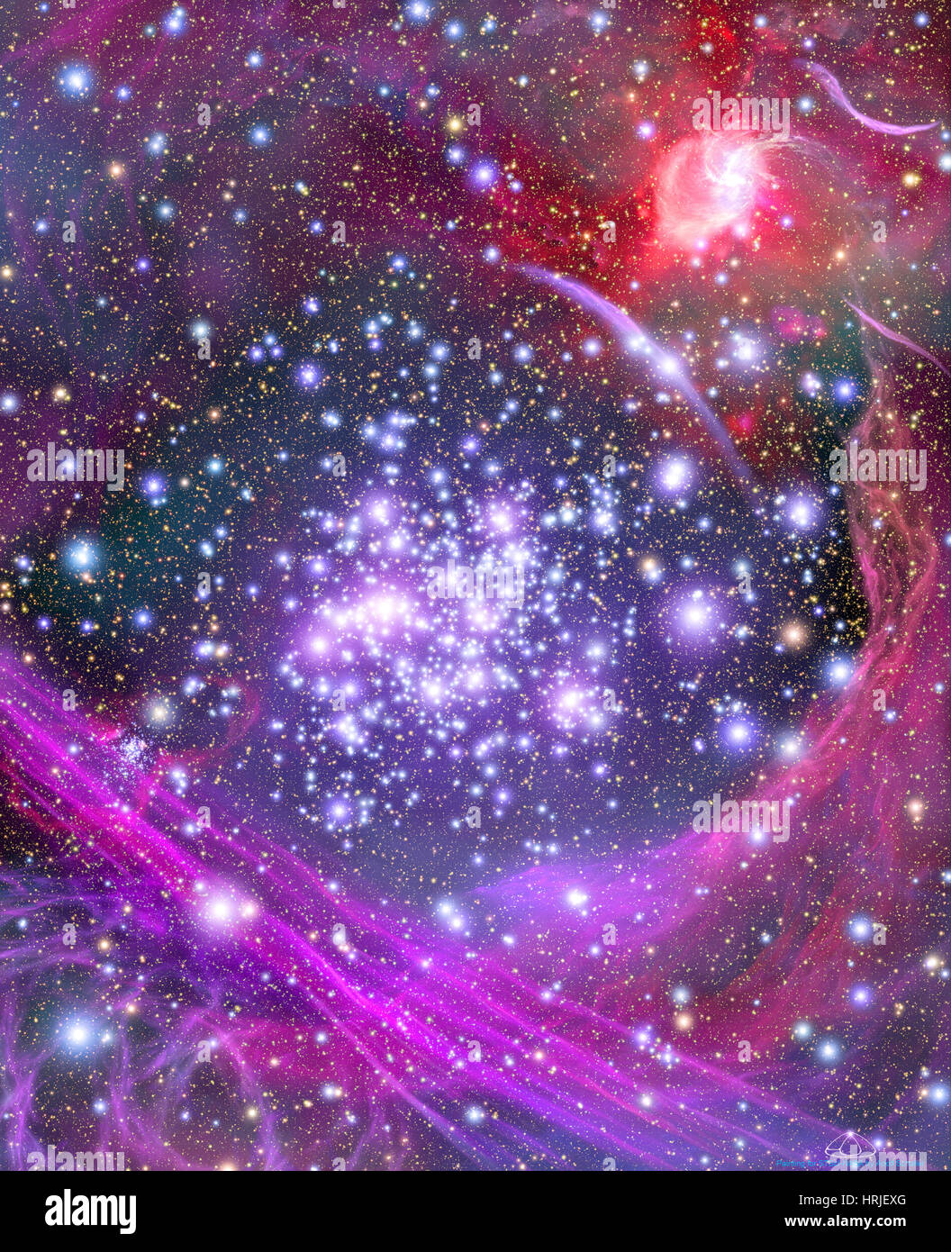 Arches star cluster hi-res stock photography and images - Alamy