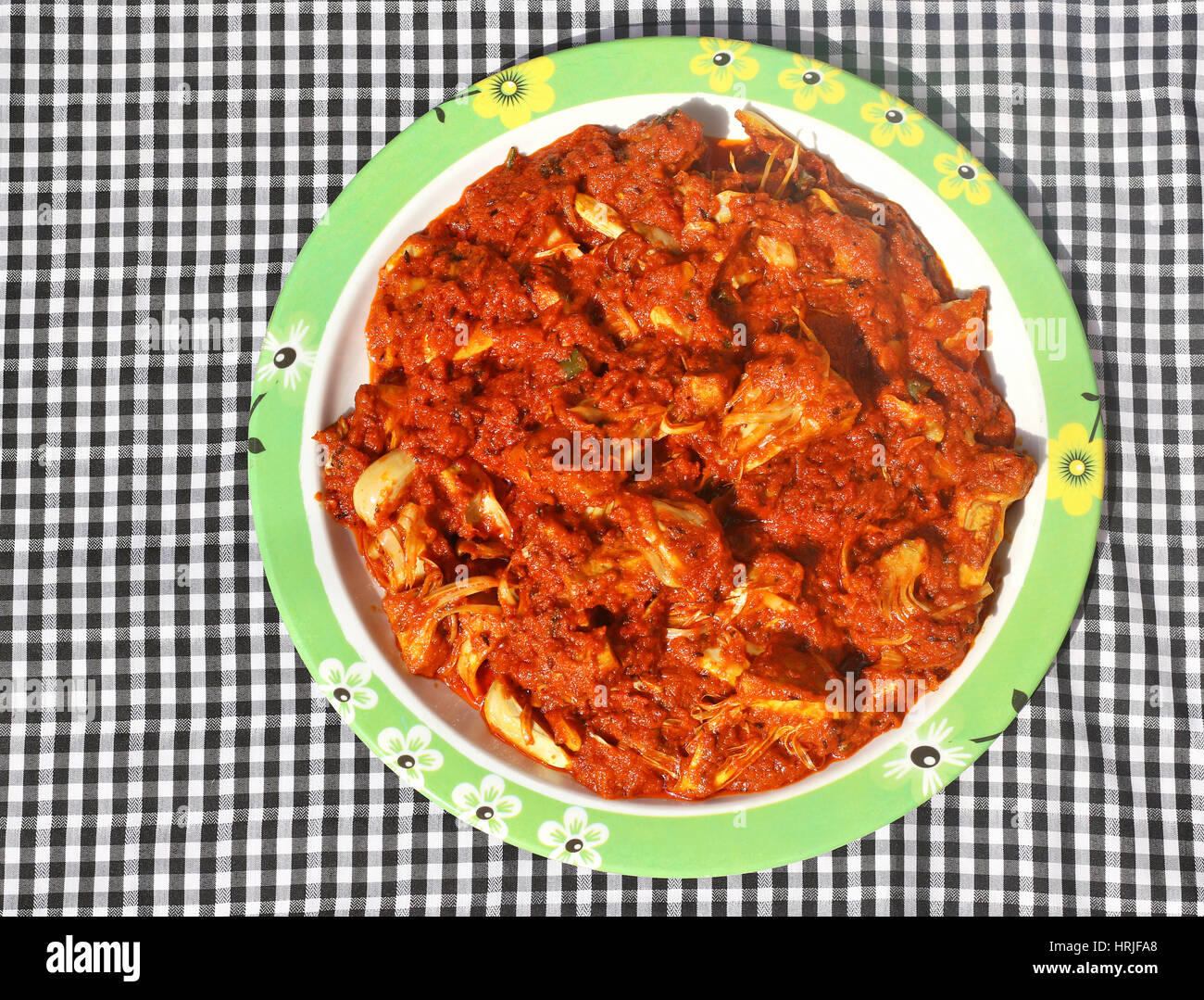 Kathal ki Masaledar Sabzi (spicy jackfruit curry Stock Photo - Alamy