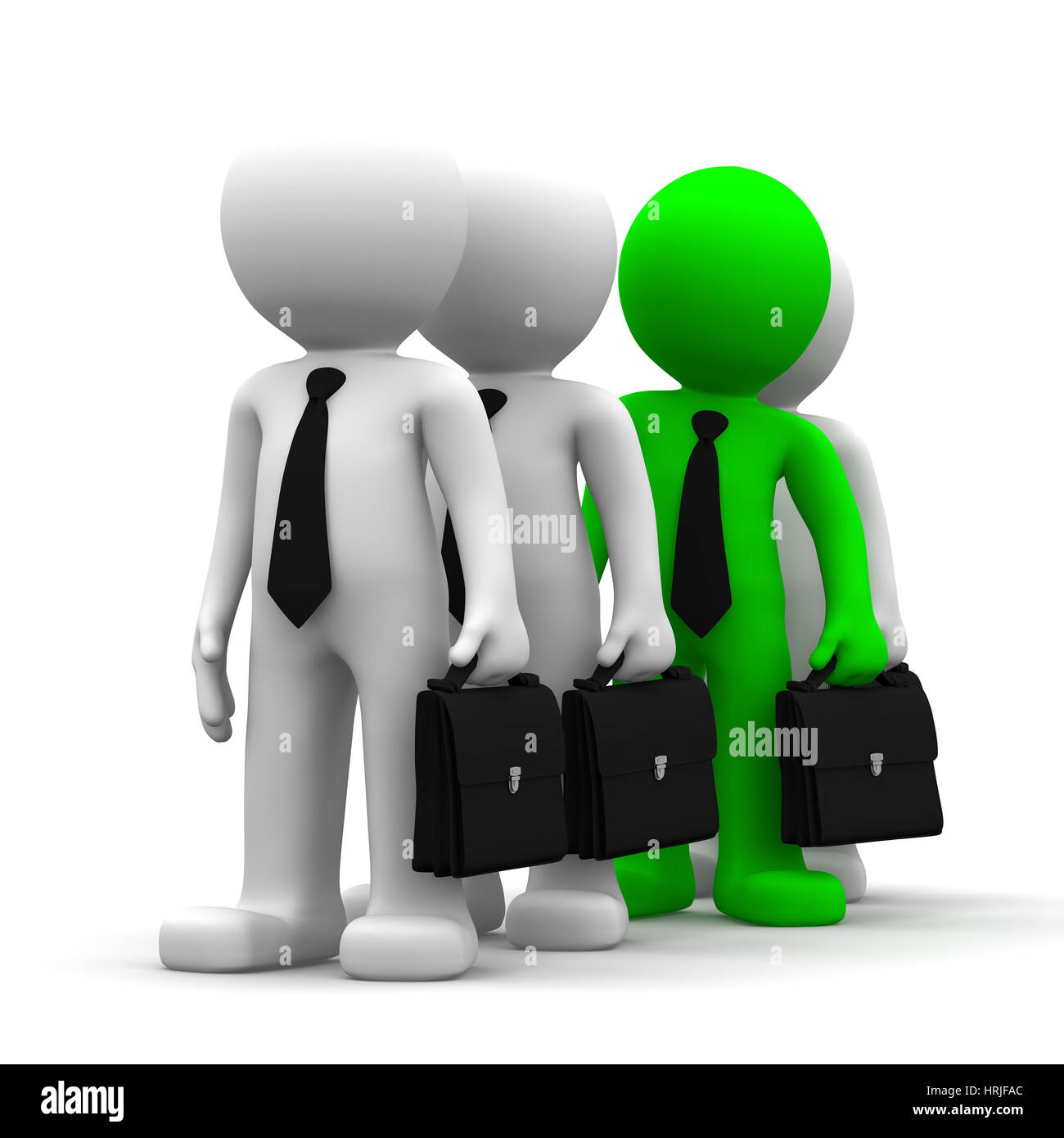 Standing out crowd Cut Out Stock Images & Pictures - Alamy