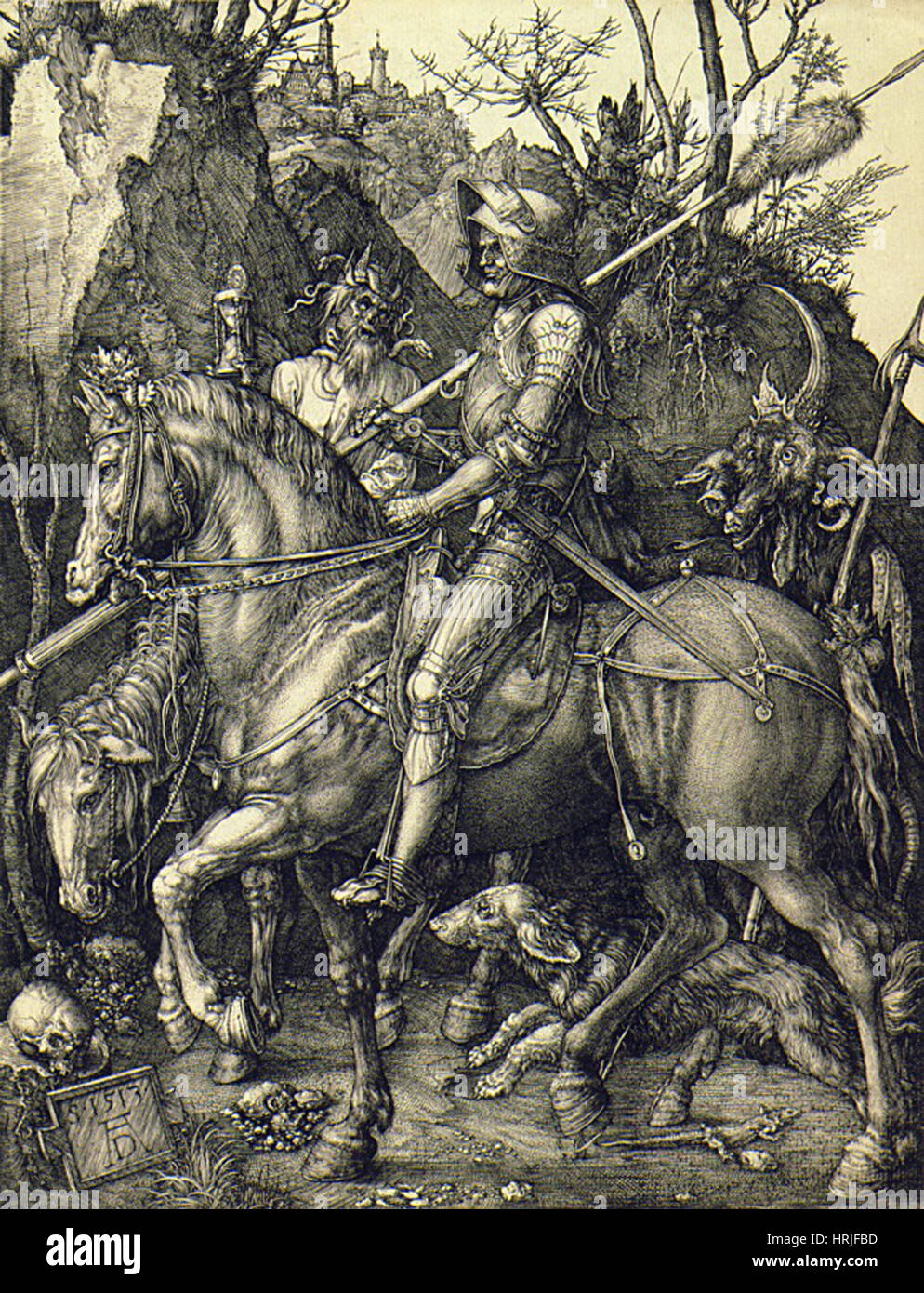 Knight, Death, and the Devil, 1513 Stock Photo - Alamy