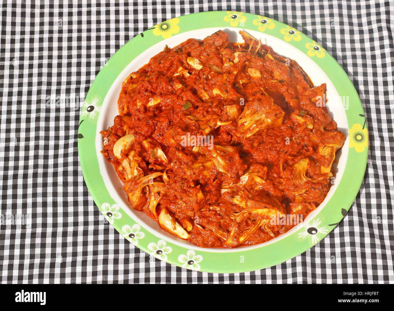 Kathal ki Masaledar Sabzi (spicy jackfruit curry Stock Photo - Alamy