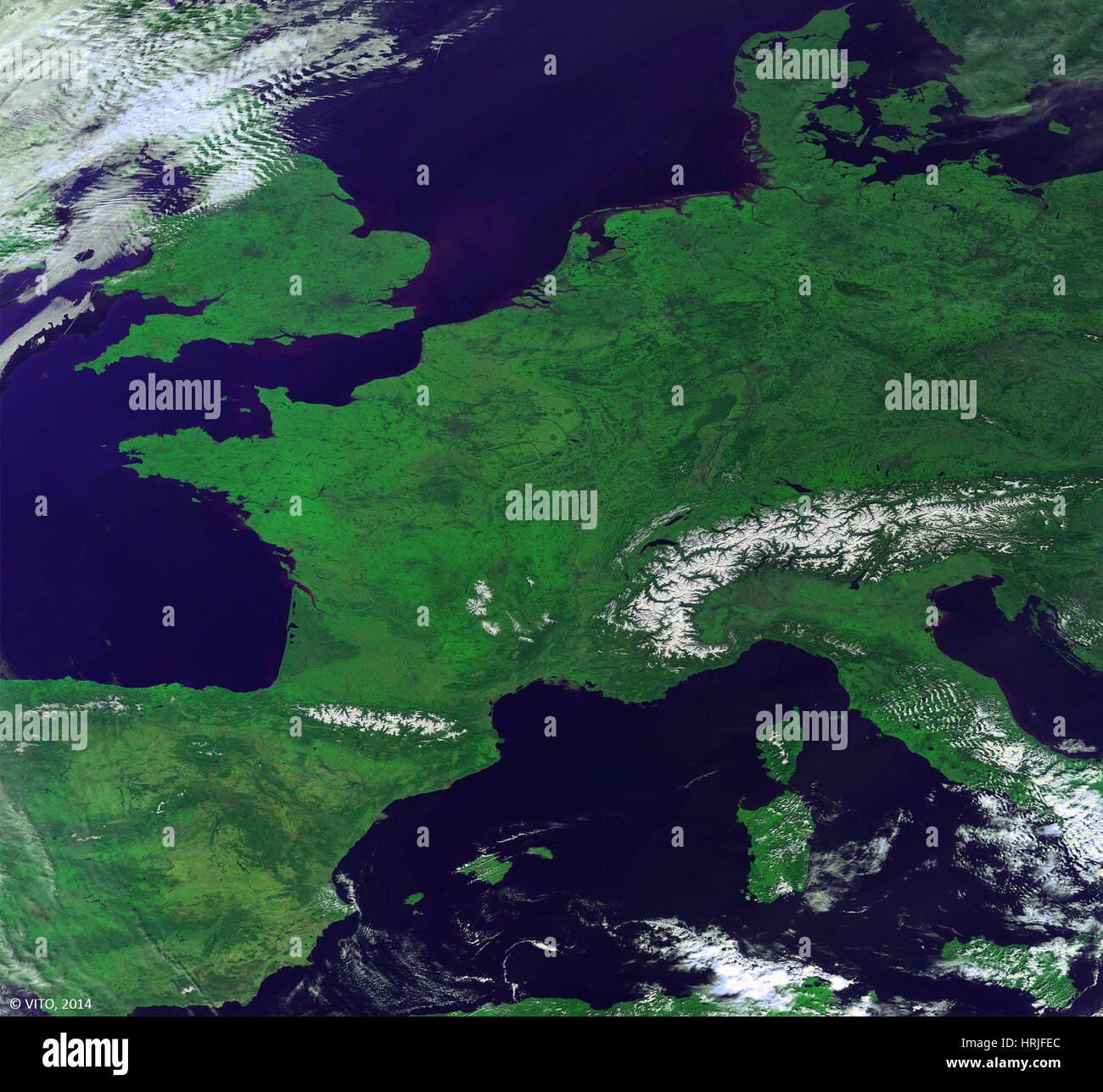 Europe From Above Stock Photo - Alamy