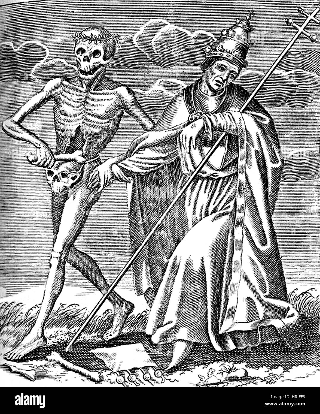 Death danse macabre Black and White Stock Photos & Images - Alamy