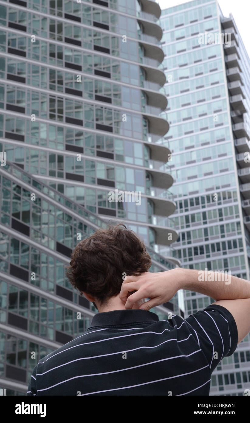 Man Scratching Neck Stock Photo - Alamy