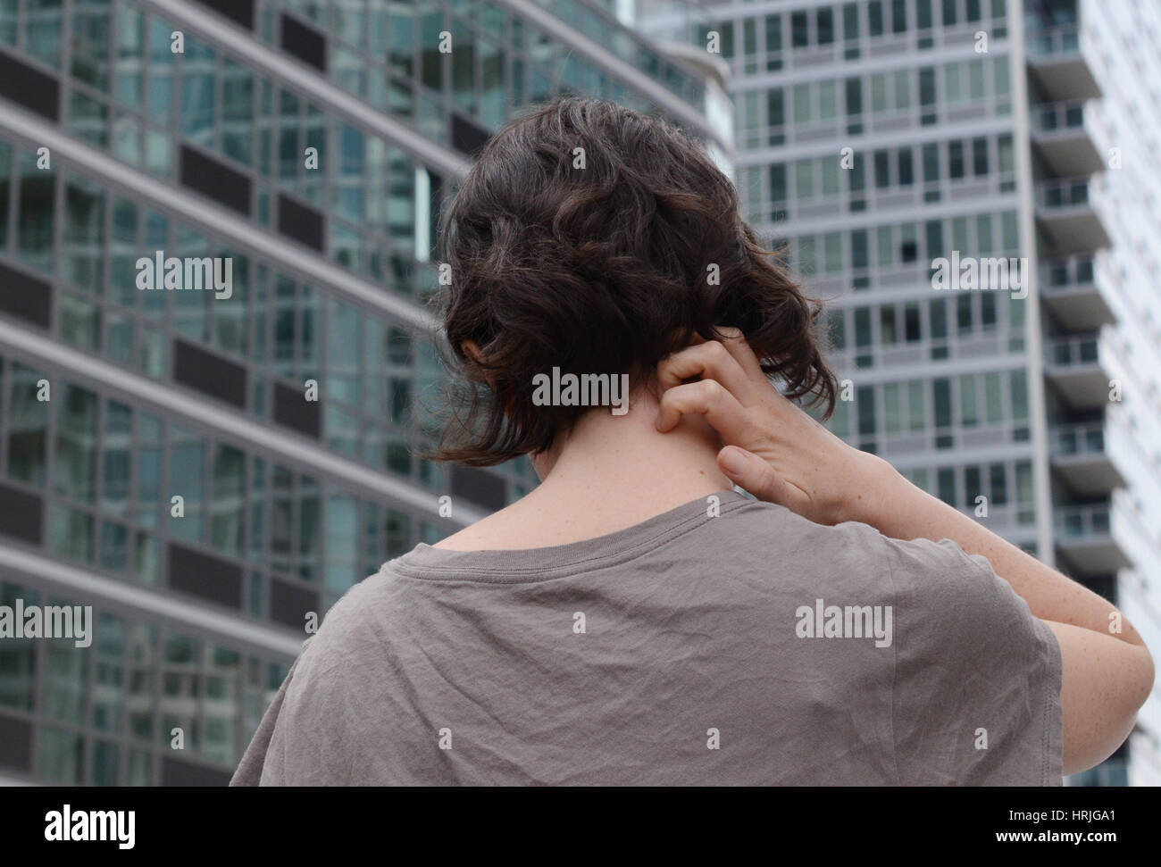 Scratches neck hi-res stock photography and images - Alamy