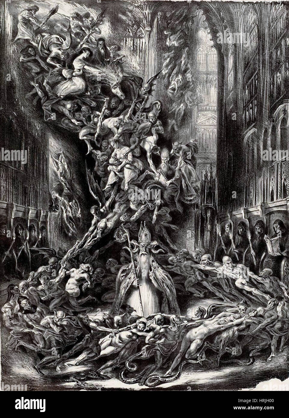 Witches sabbath hi-res stock photography and images - Alamy