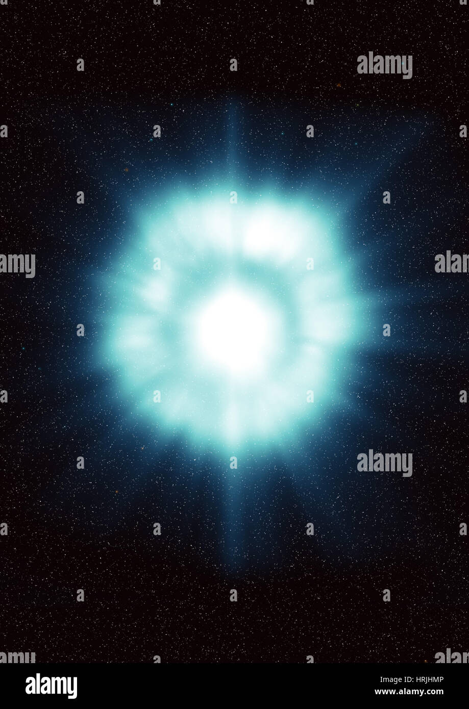 Gamma-ray Burst in Space Stock Photo - Alamy
