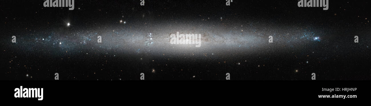 Silver Needle Galaxy NGC 4244 Stock Photo - Alamy