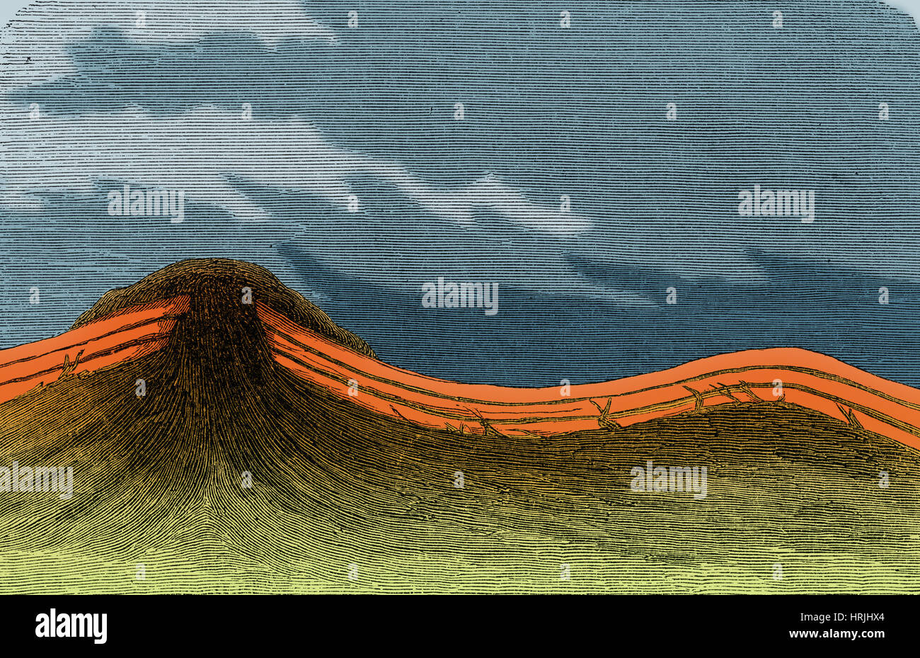 Primitive Mountain Formation Stock Photo - Alamy