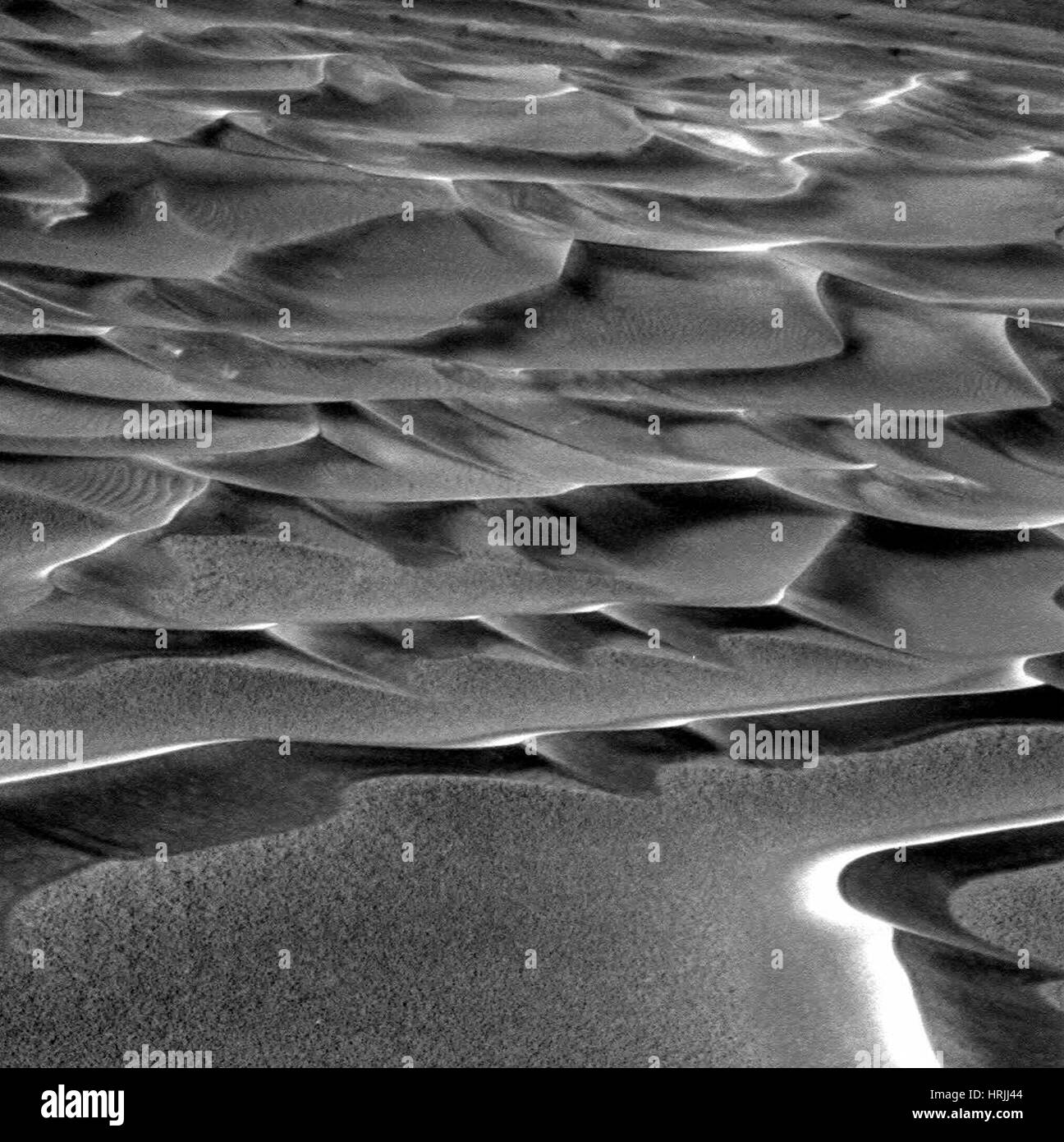 Endurance Crater Dunes, Mars Exploration Rover Opportunity Stock Photo ...