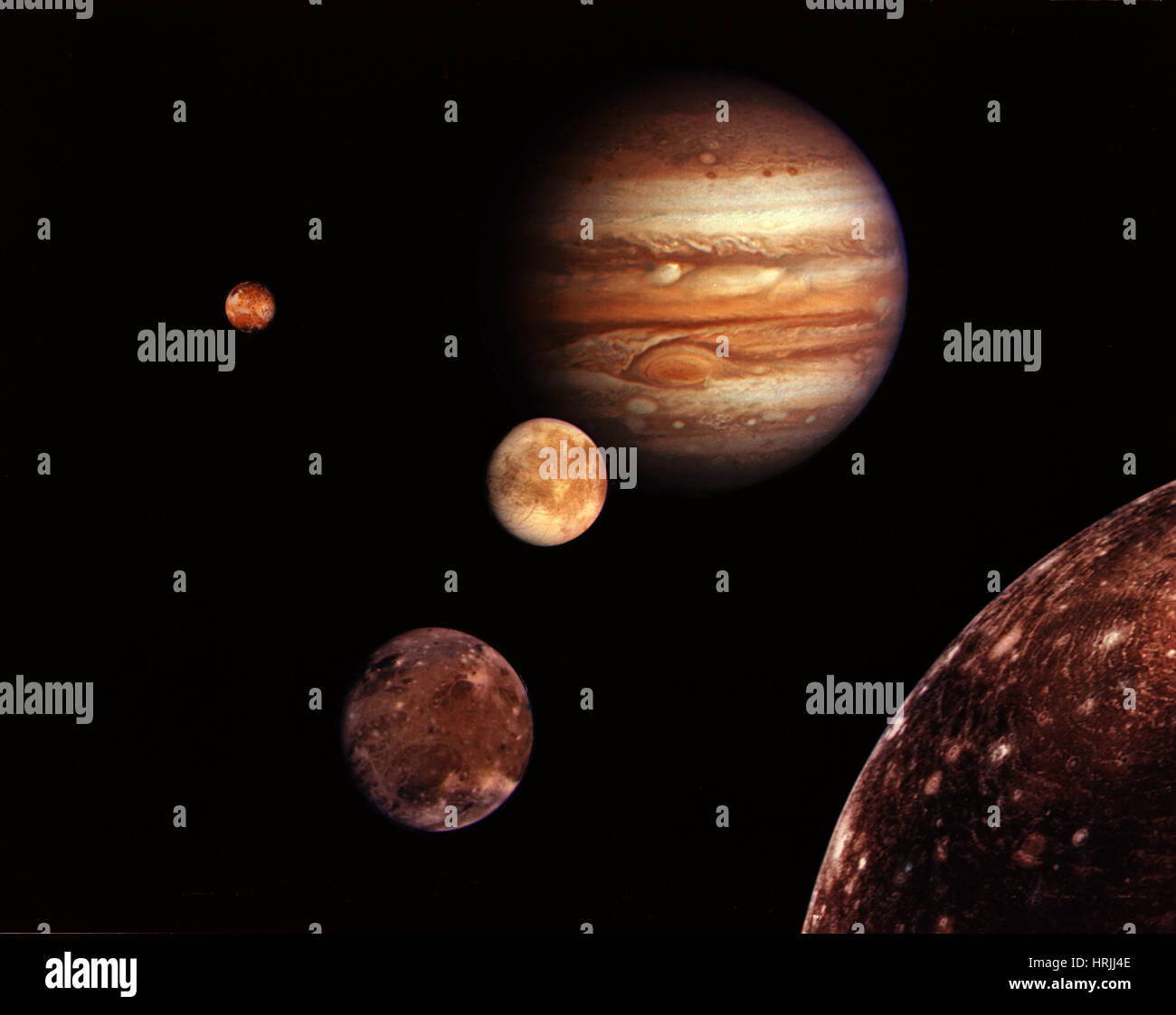 Pencil Drawing Of Jupiter Galilean Moons