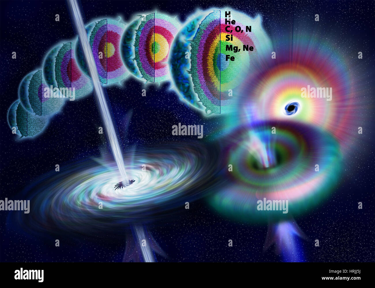 Gamma Ray Burst Stock Photo - Alamy