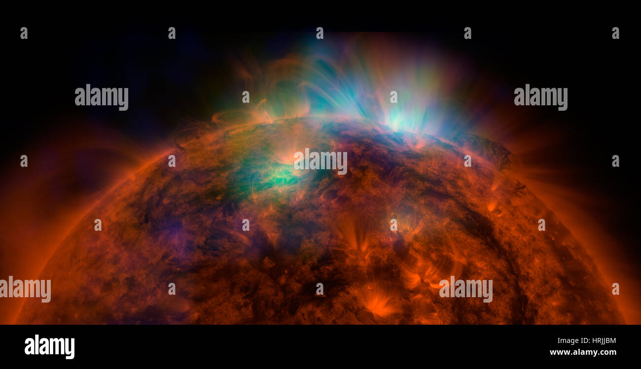 X-rays Streaming off the Sun Stock Photo - Alamy