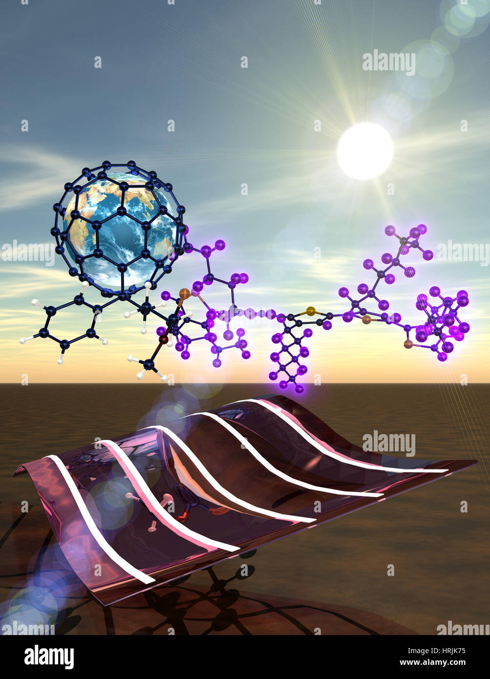 Organic Solar Cells Stock Photo - Alamy