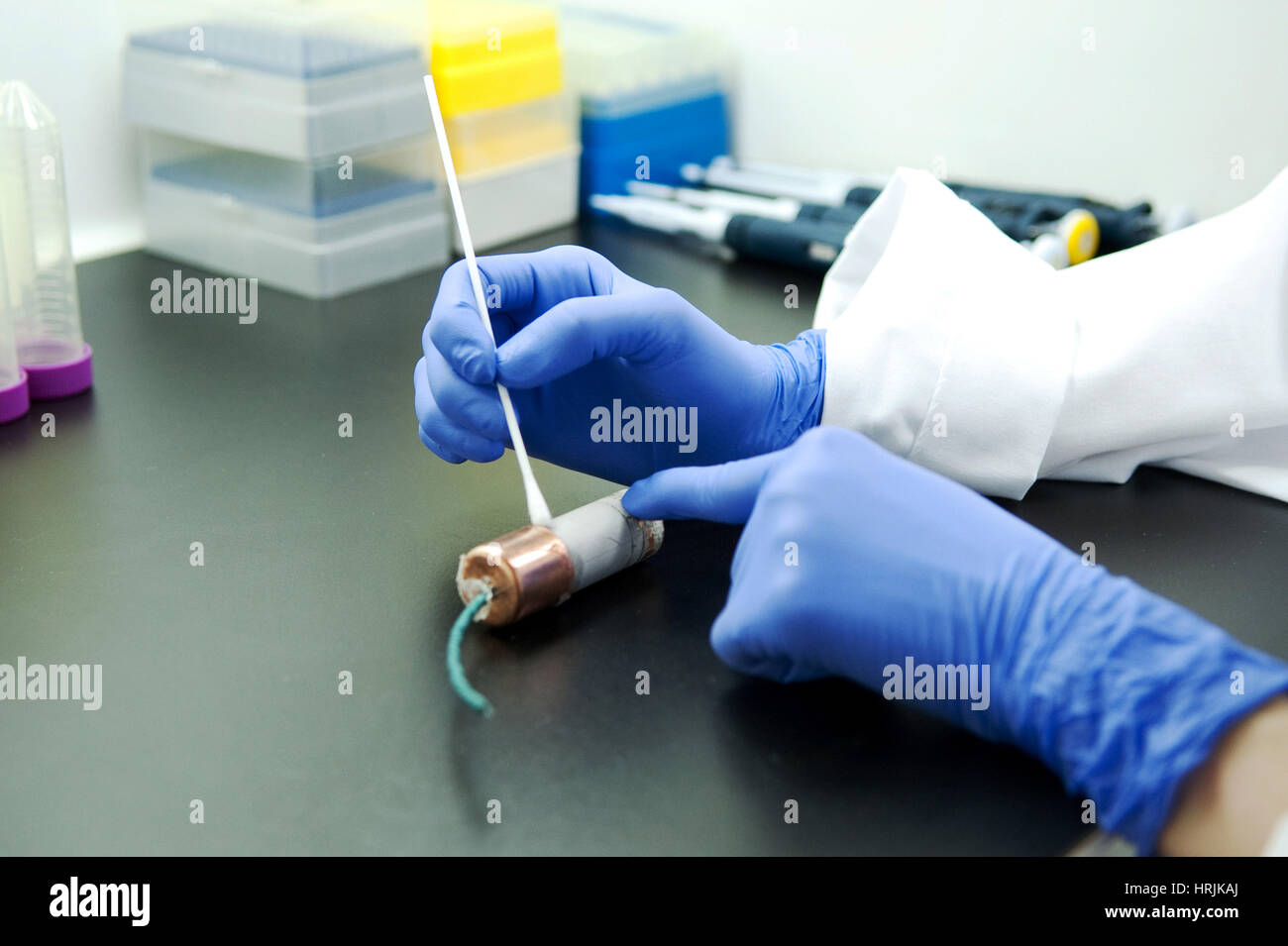Pipe Bomb, Forensics, 2011 Stock Photo - Alamy