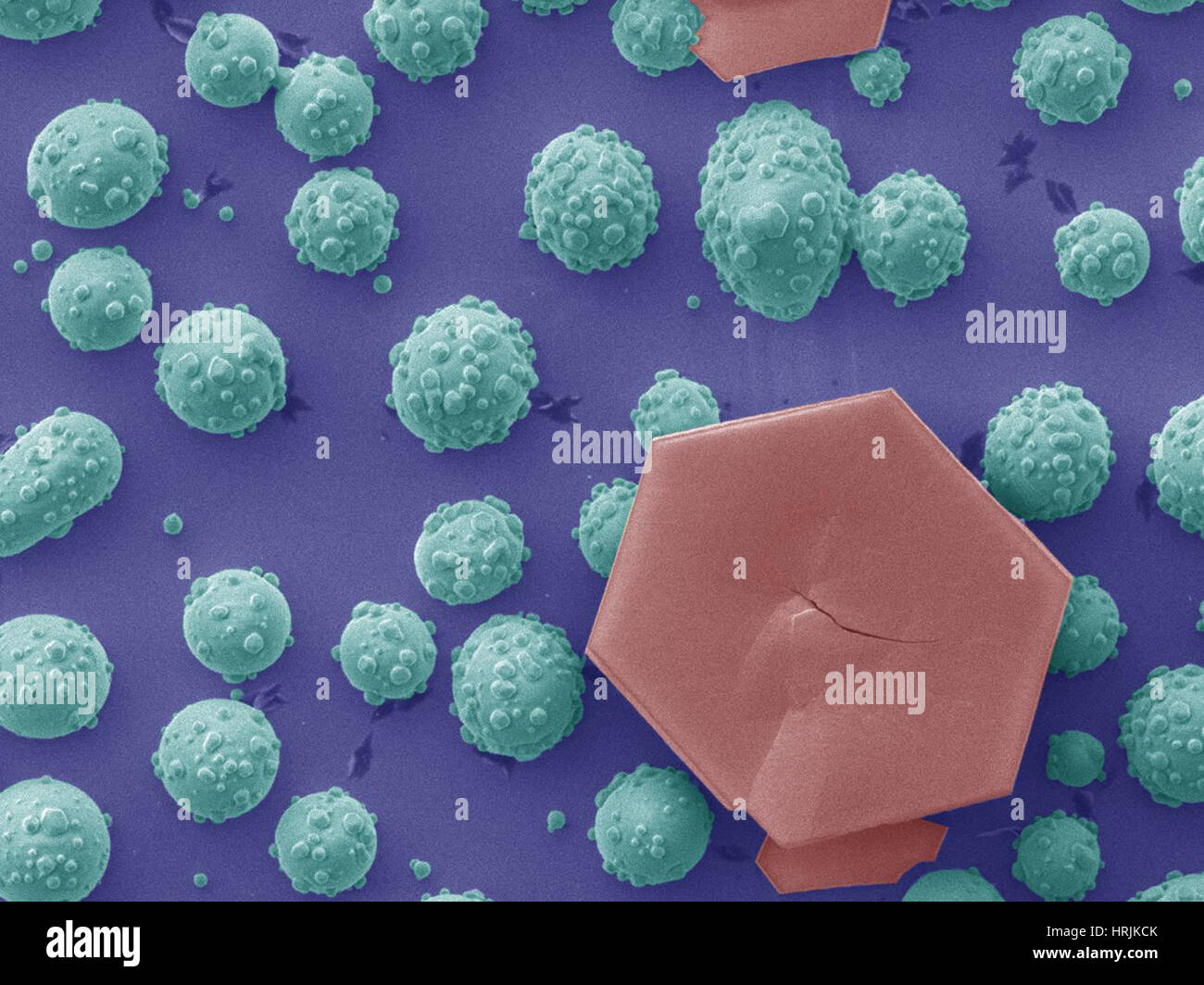 Nanocrystal Superlattices, SEM Stock Photo - Alamy