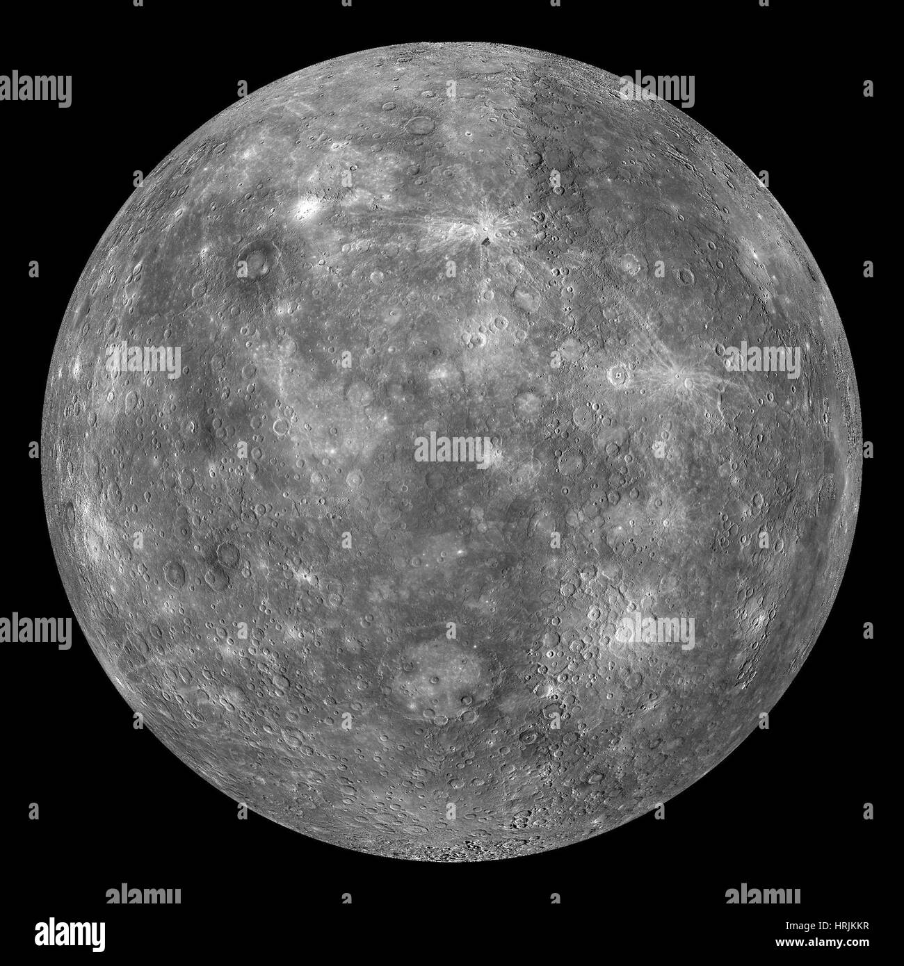 Mercury, MESSENGER Image, 2008 Stock Photo - Alamy