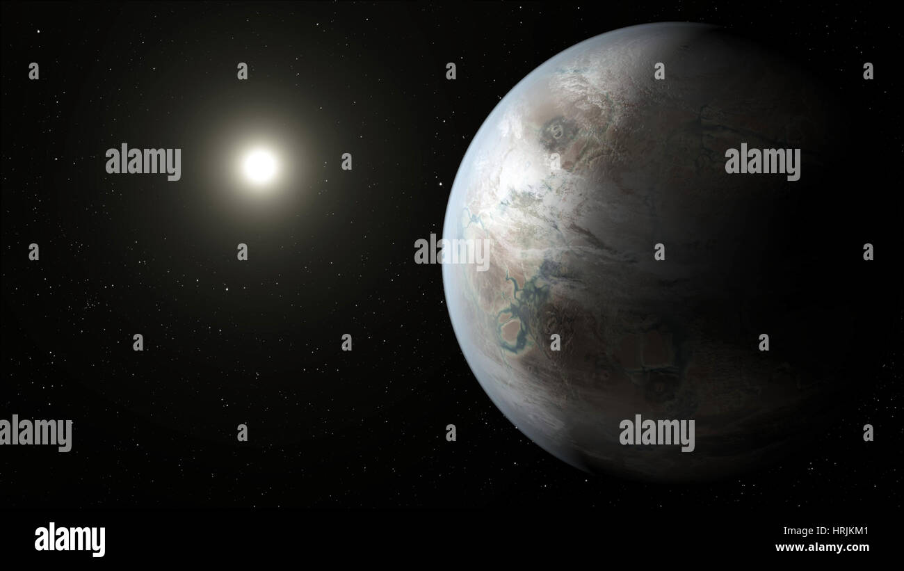 Exoplanet Kepler-452b Stock Photo - Alamy
