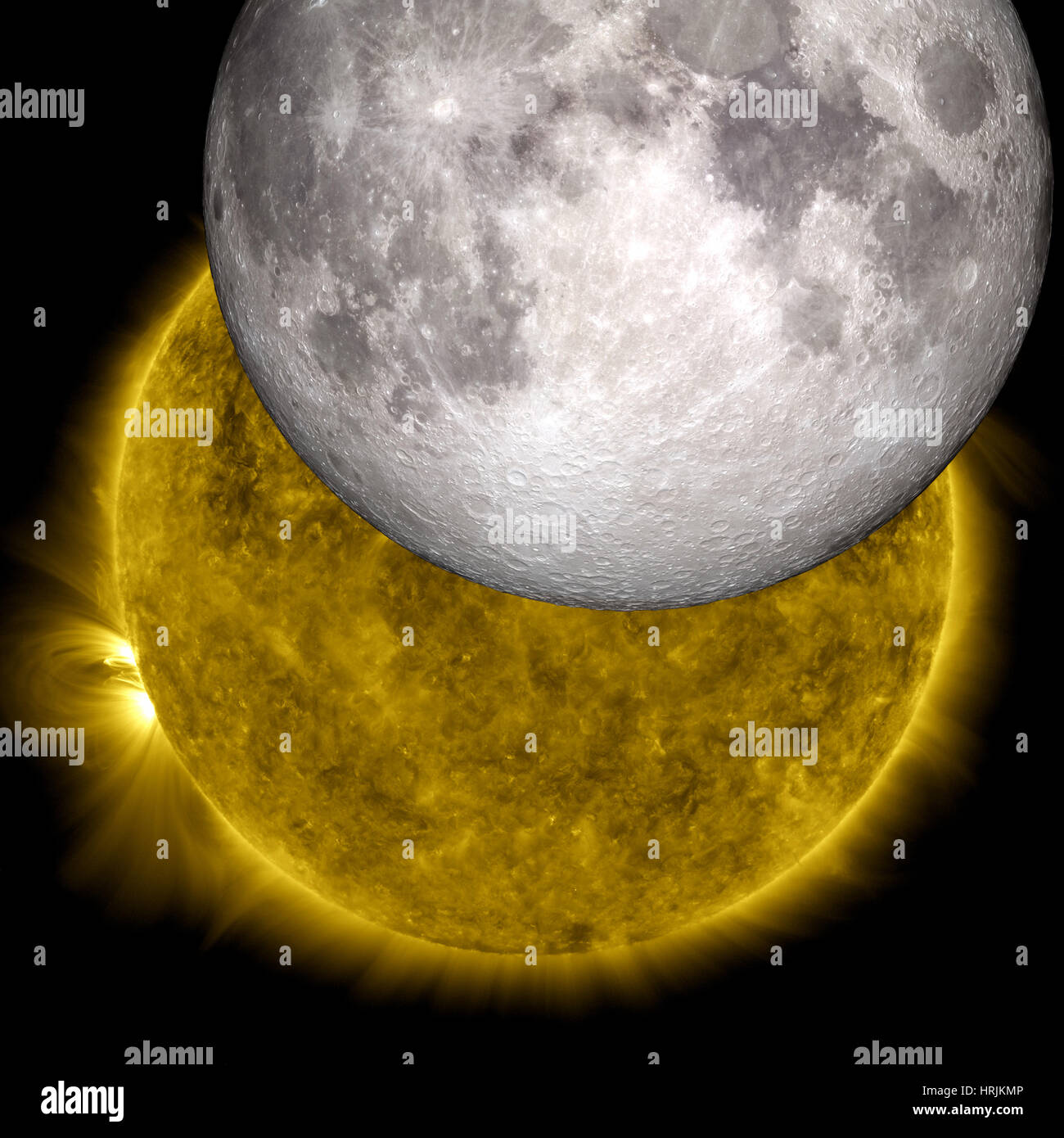Earth sun moon hi-res stock photography and images - Alamy