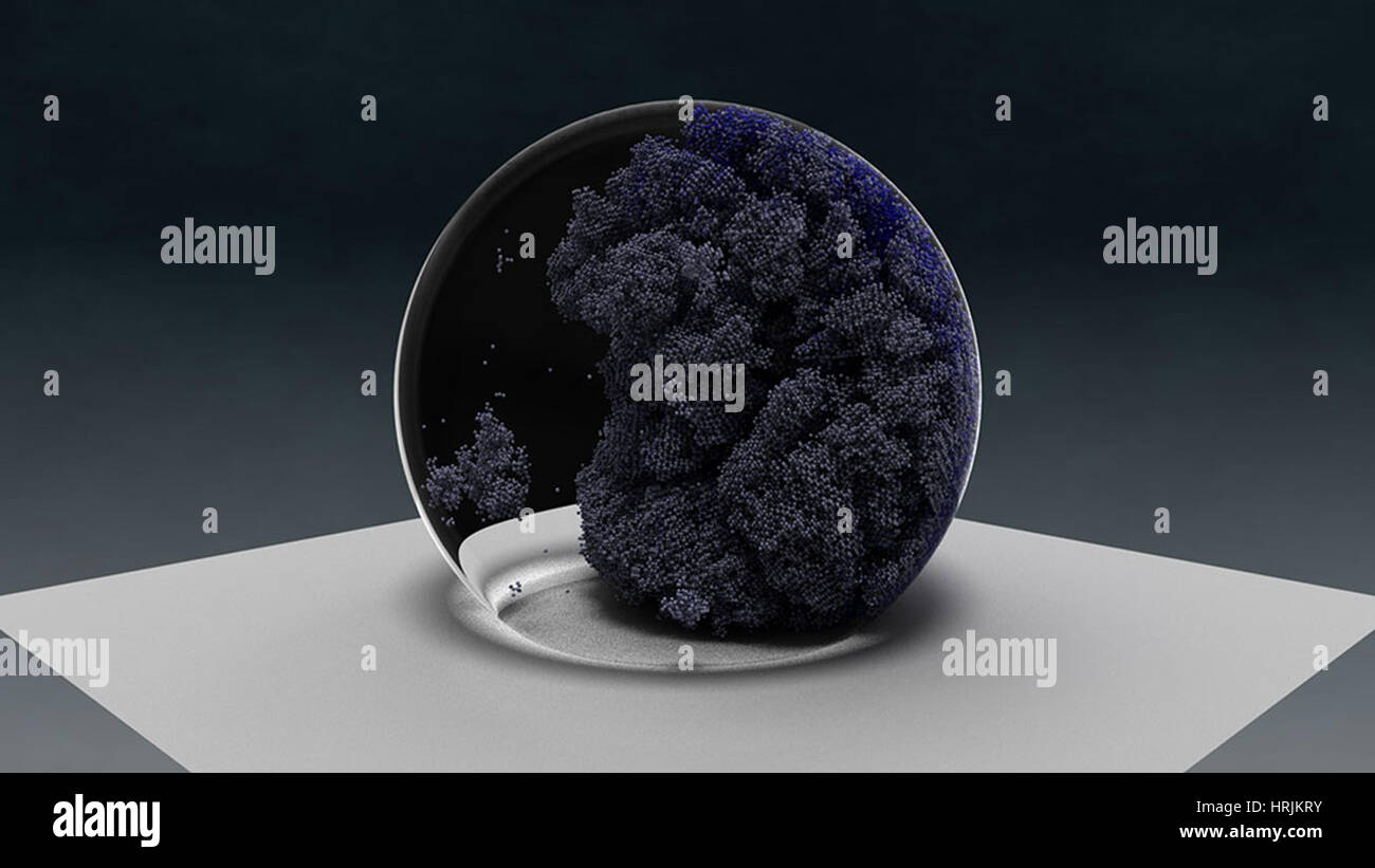Water Droplet Simulation Using TITAN Supercomputer Stock Photo - Alamy